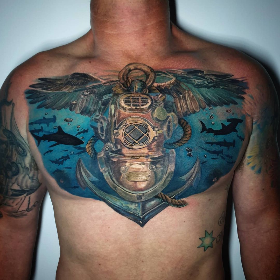 Navy Diver Tattoo