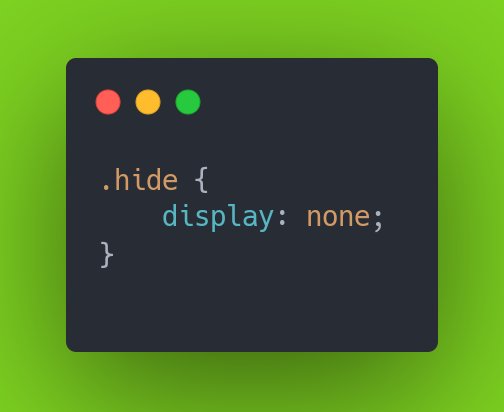 Here are some ways by which you can hide your elements in a Website ...