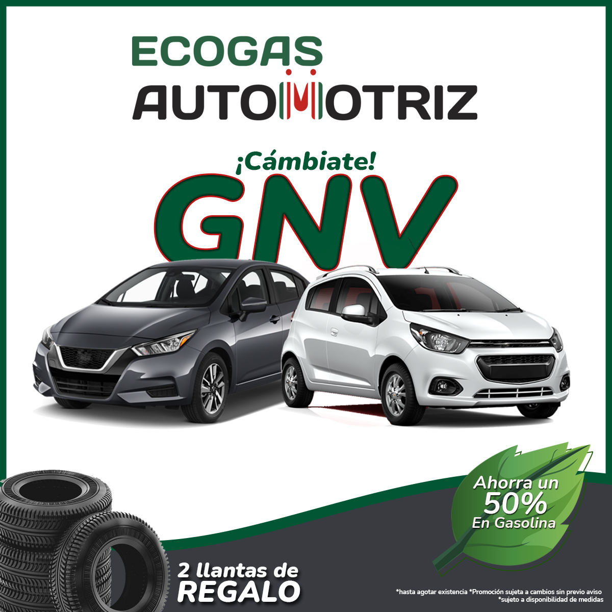 Ecogas Automotriz on Twitter: "🟢Sin enganche 🟢Mínimos requisitos 🟢Cargas en cualquier gasera GNV ...