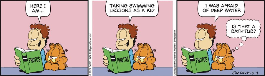 Funny Garfield Single Comics