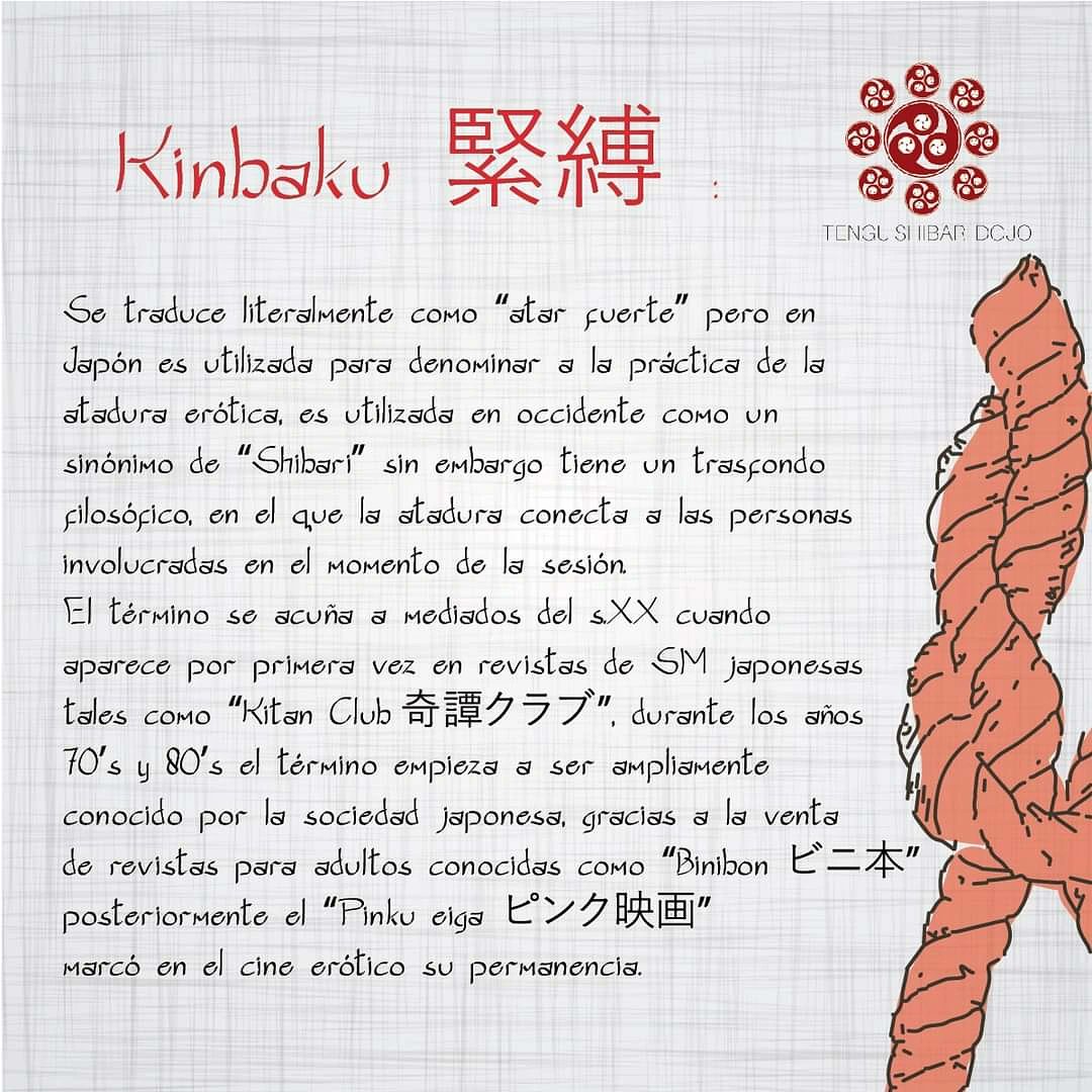 Tengu Shibari Dojo on Twitter: "¿Sabes lo que significa Kinbaku? #shibari #shibarimexico https ...