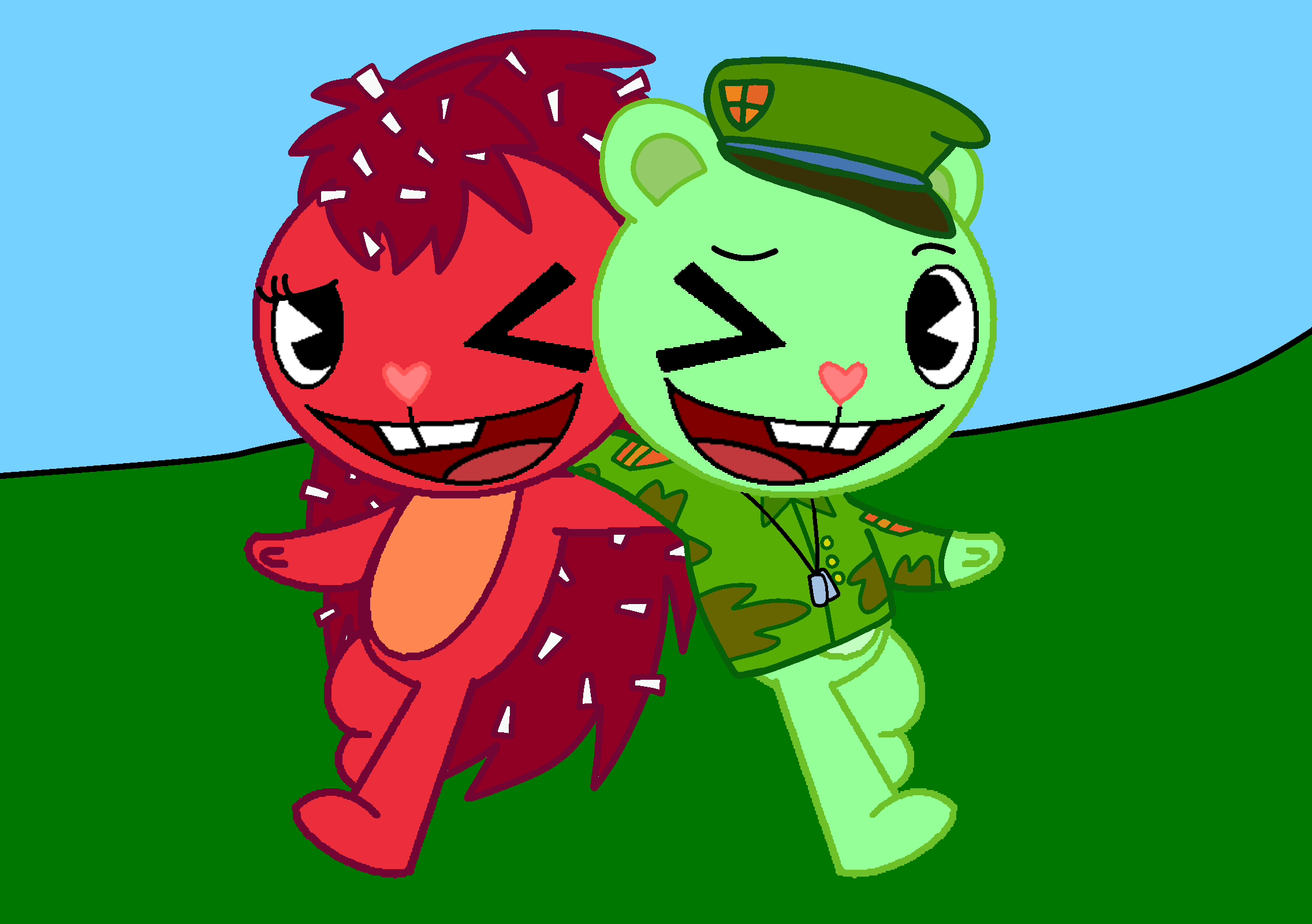 Happy Tree Friends Giggles And Flippy