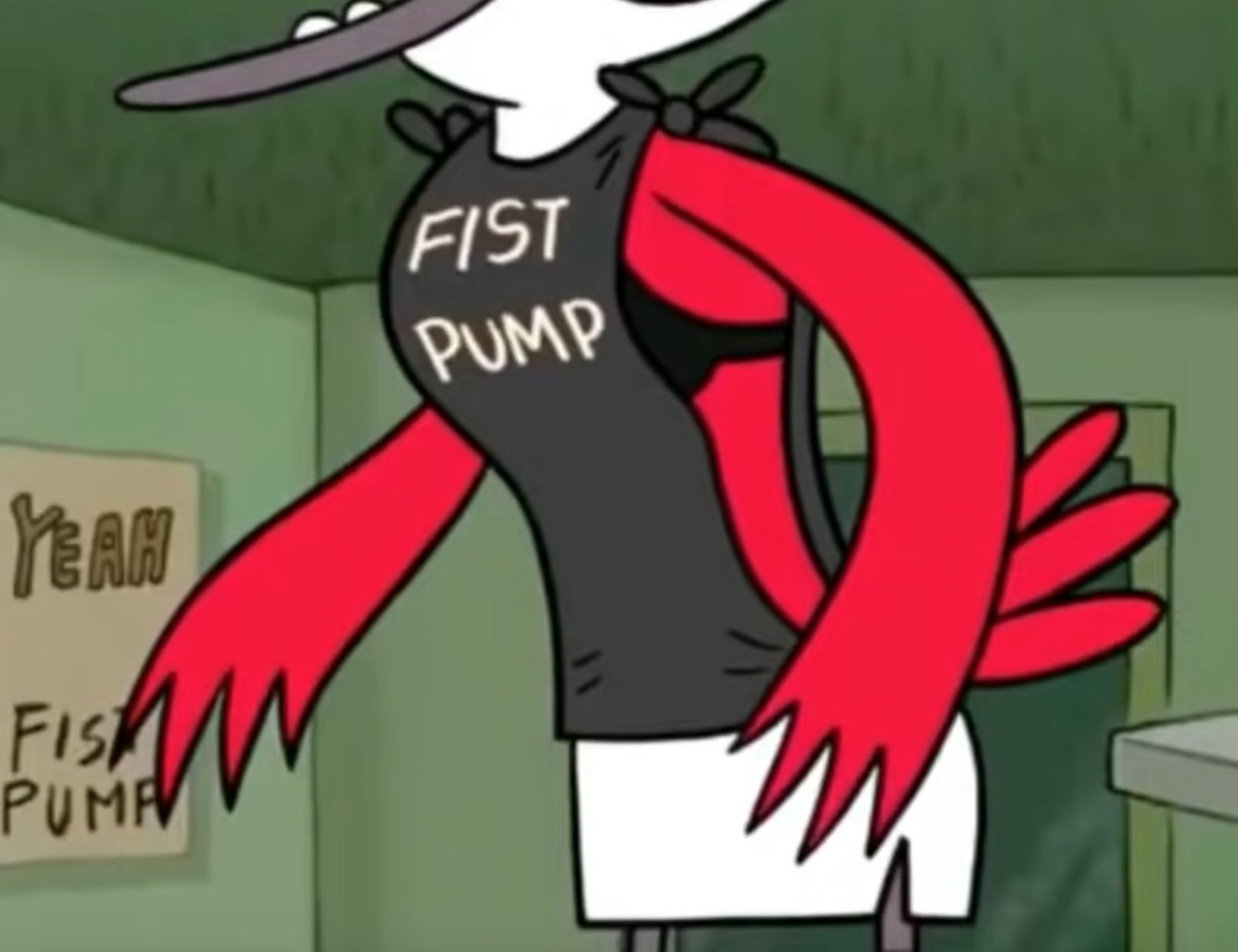 Regular Show Margaret Fist Pump