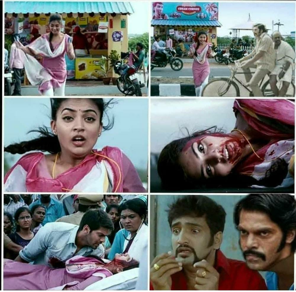 Raja Rani Nazriya Accident Scene