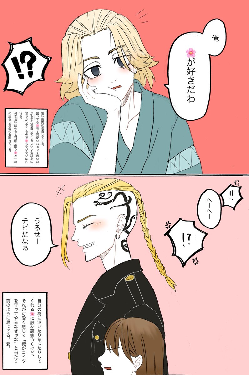 捏造】 好きな🌸に対しての彼ら myK /drkn/ mty/ bj/ kztr/ cfu #tkrvプラス 」まろげ.com💩の漫画