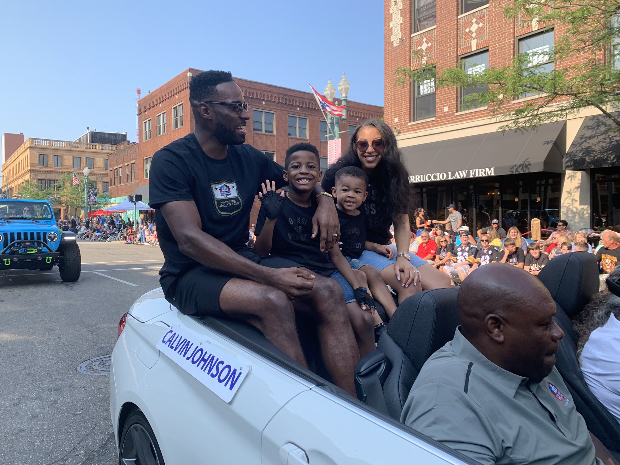 Calvin Johnson Family