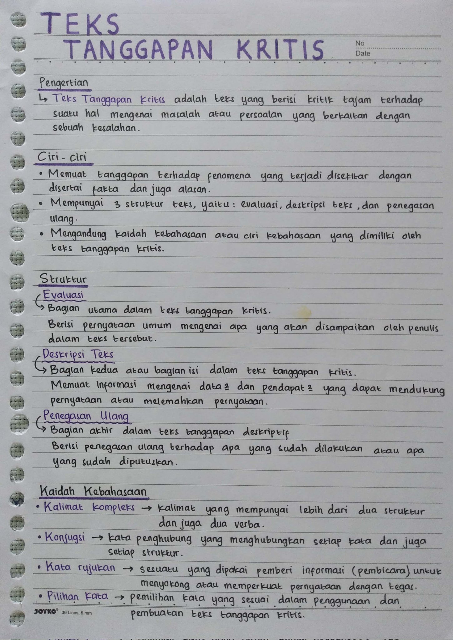 Contoh 10 Soal Teks Tanggapan Kritis Beserta Jawabannya