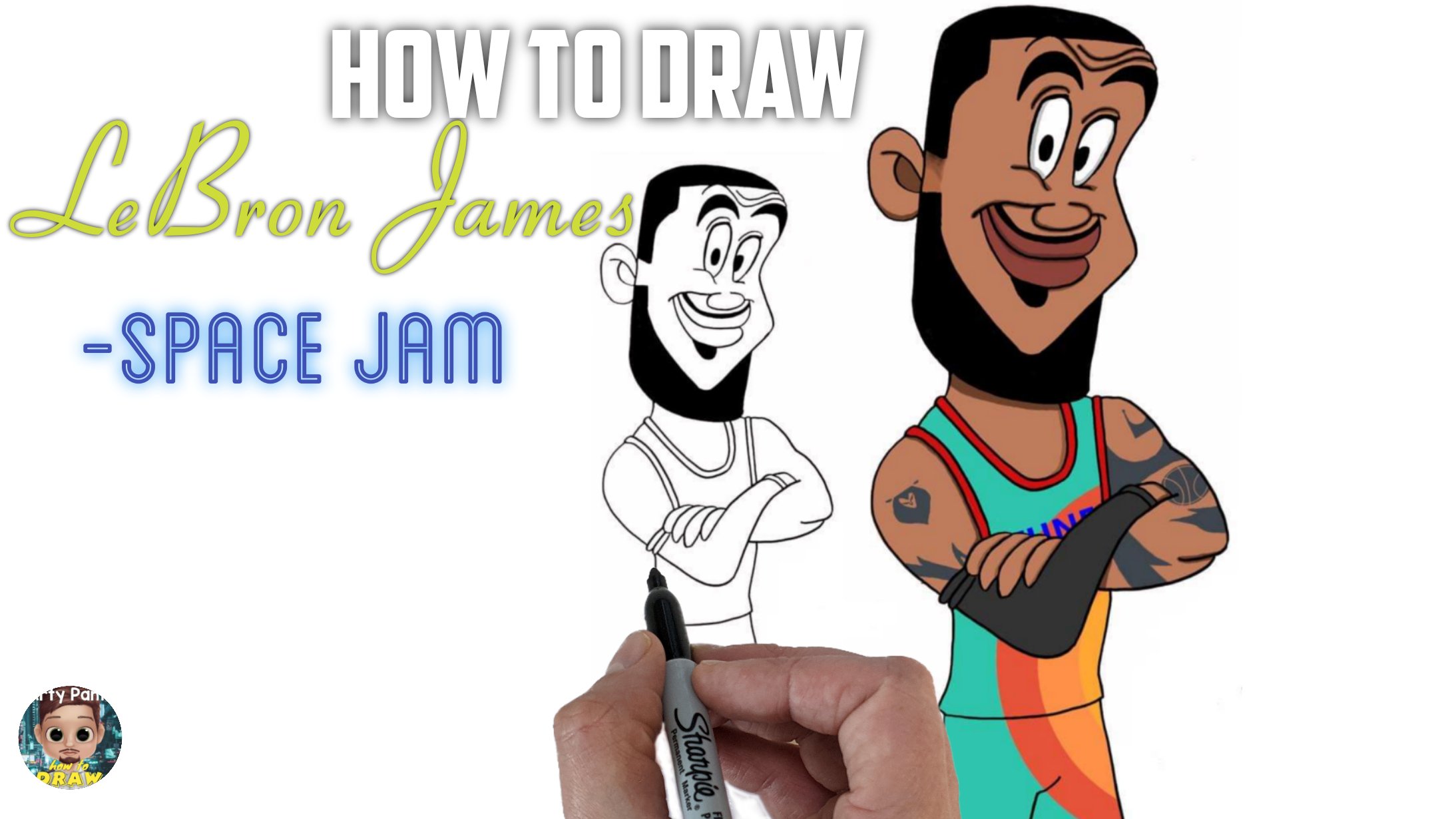 How To Draw Lebron James