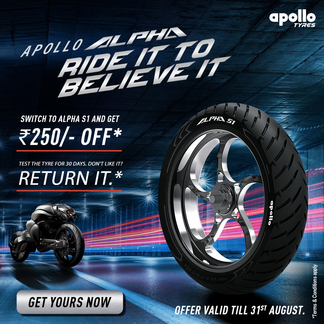 Apollo Tyres Advertisement