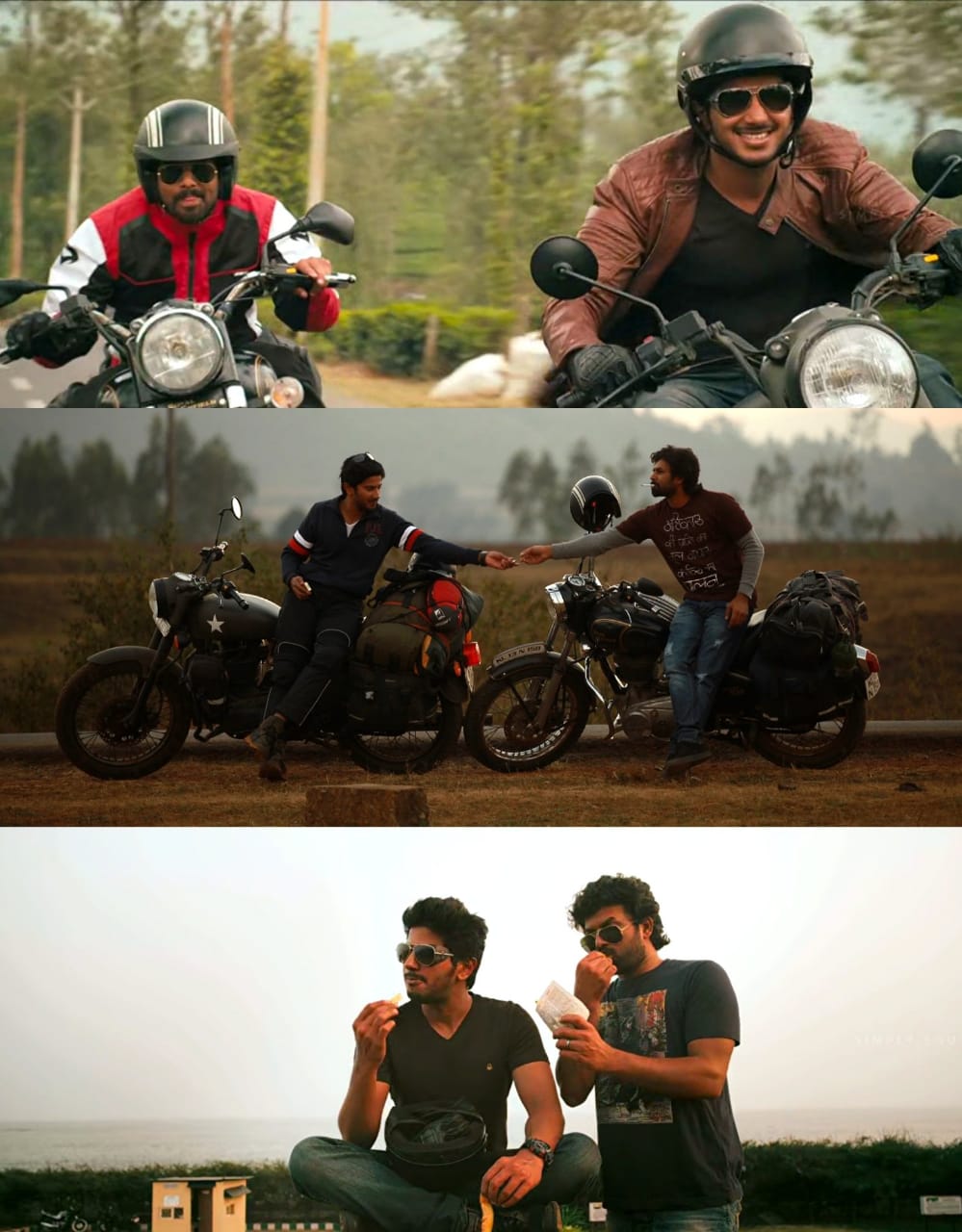 Neelakasham Pachakadal Chuvanna Bhoomi Helmets