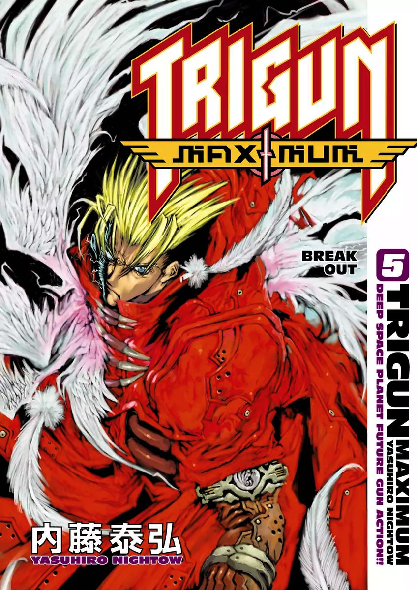 CaseyWV on Twitter: "RT @VASHUSTAMPEDE: 【Trigun Maximum Vol. 5 Cover】"