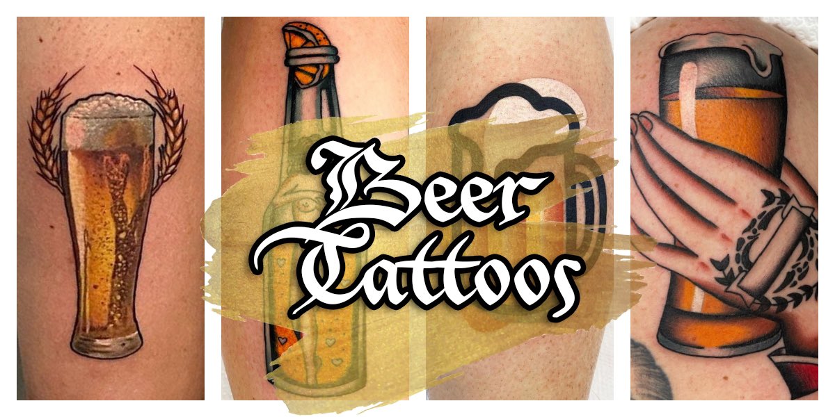 Traditional Beer Tattoo