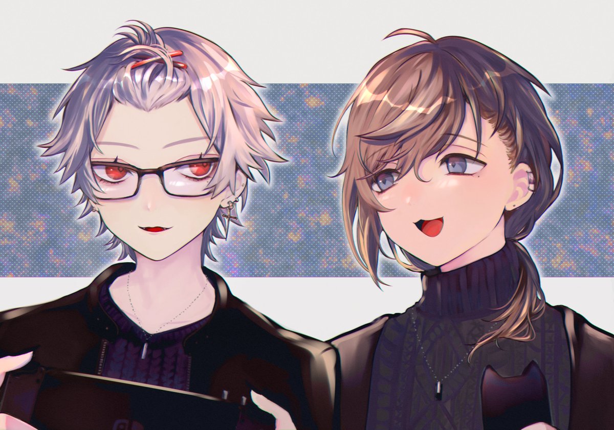 葛葉(にじさんじゲーマーズ) 「#くろのあとりえ #かな絵 #KuzuArt 過去絵リメイク🔨 」|しいちのイラスト