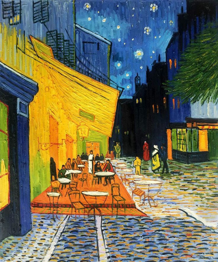 Vincent Van Gogh Cafe Terrace At Night Wallpaper