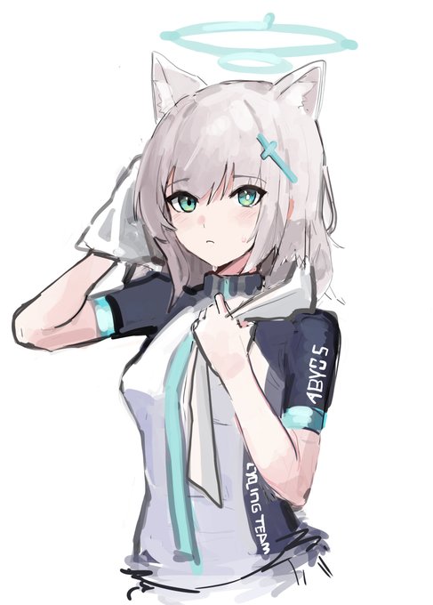 「shiroko (blue archive) 1girl」Fan Art(Oldest)