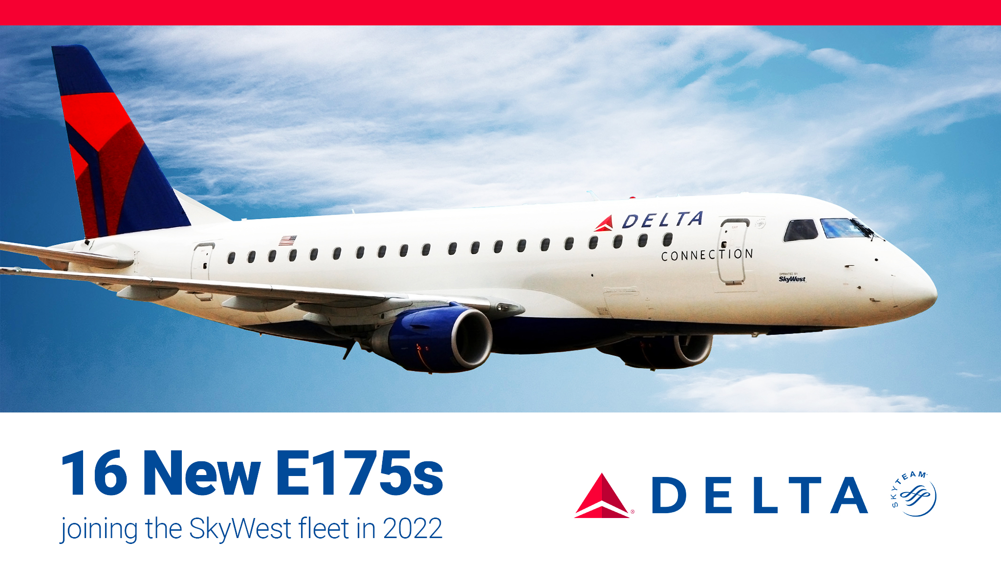 Delta E175 Aircraft