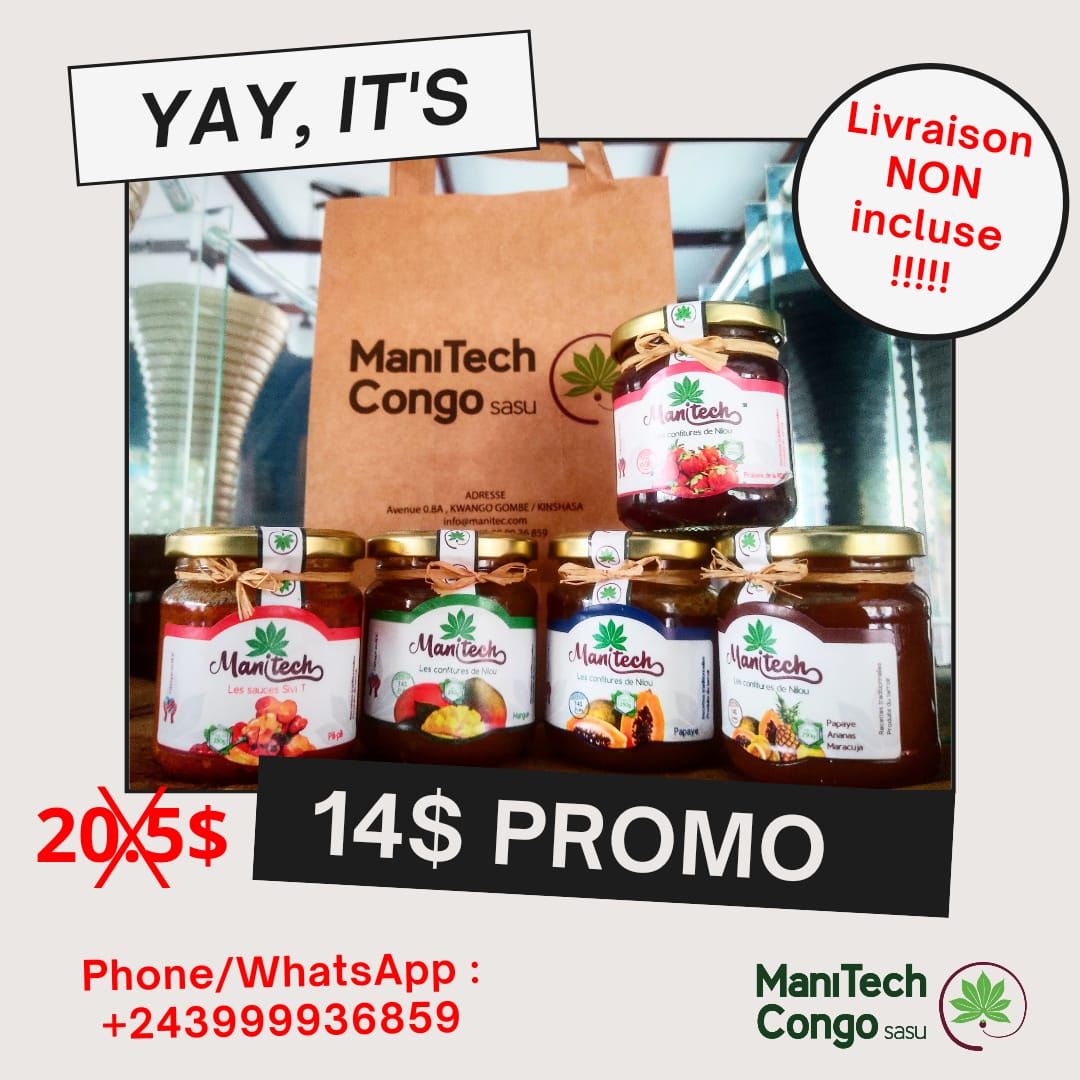 Manitech Congo on Twitter: "Notre promotion 14$ continue. Soutenez nous en achetant au moins un ...