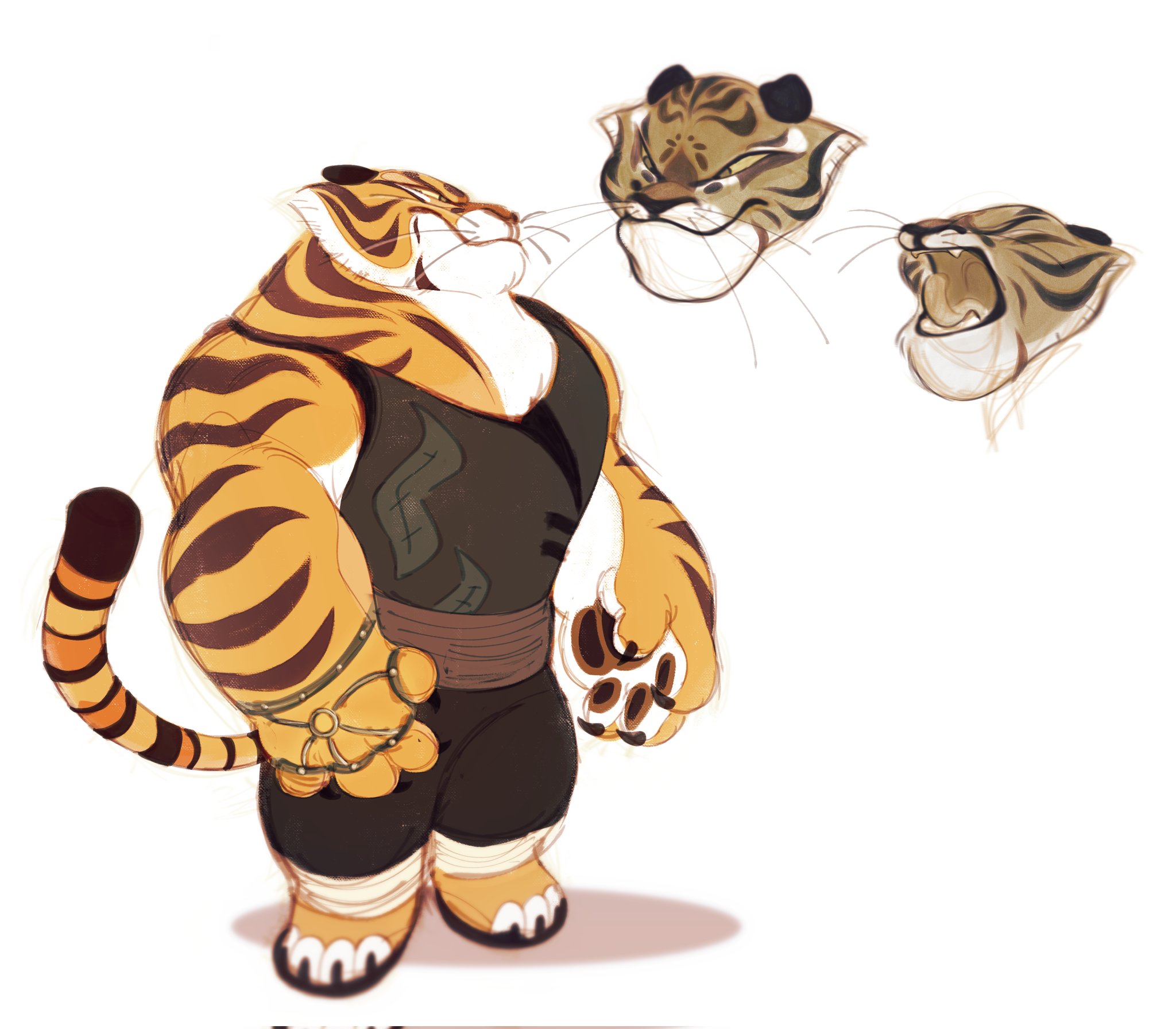 Tai Lung And Tigress Kung Fu Panda