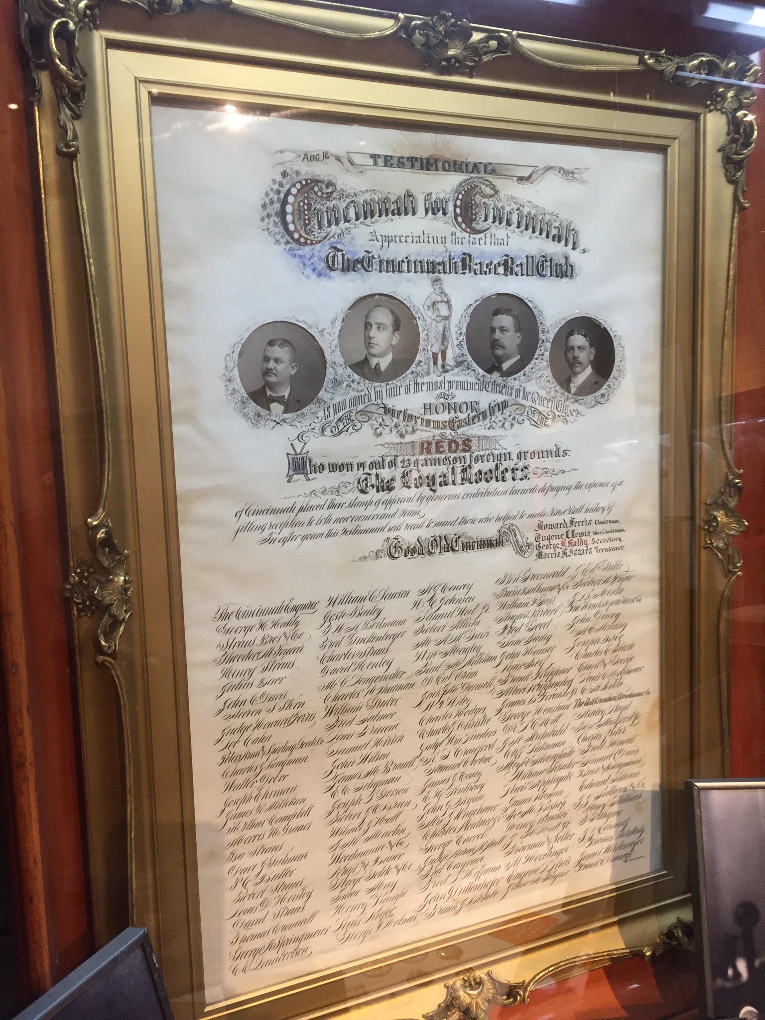 Redsmuseum On Twitter August 9 1902 On This Date In Reds History