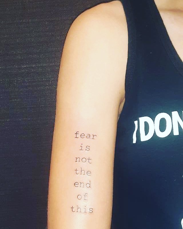Fear Not Tattoo