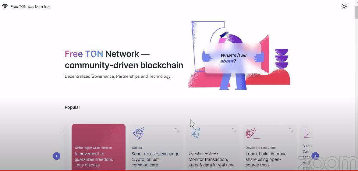 Everscale (formerly Free TON) on Twitter: "New https://t.co/S7paNKTONN site presentation ...