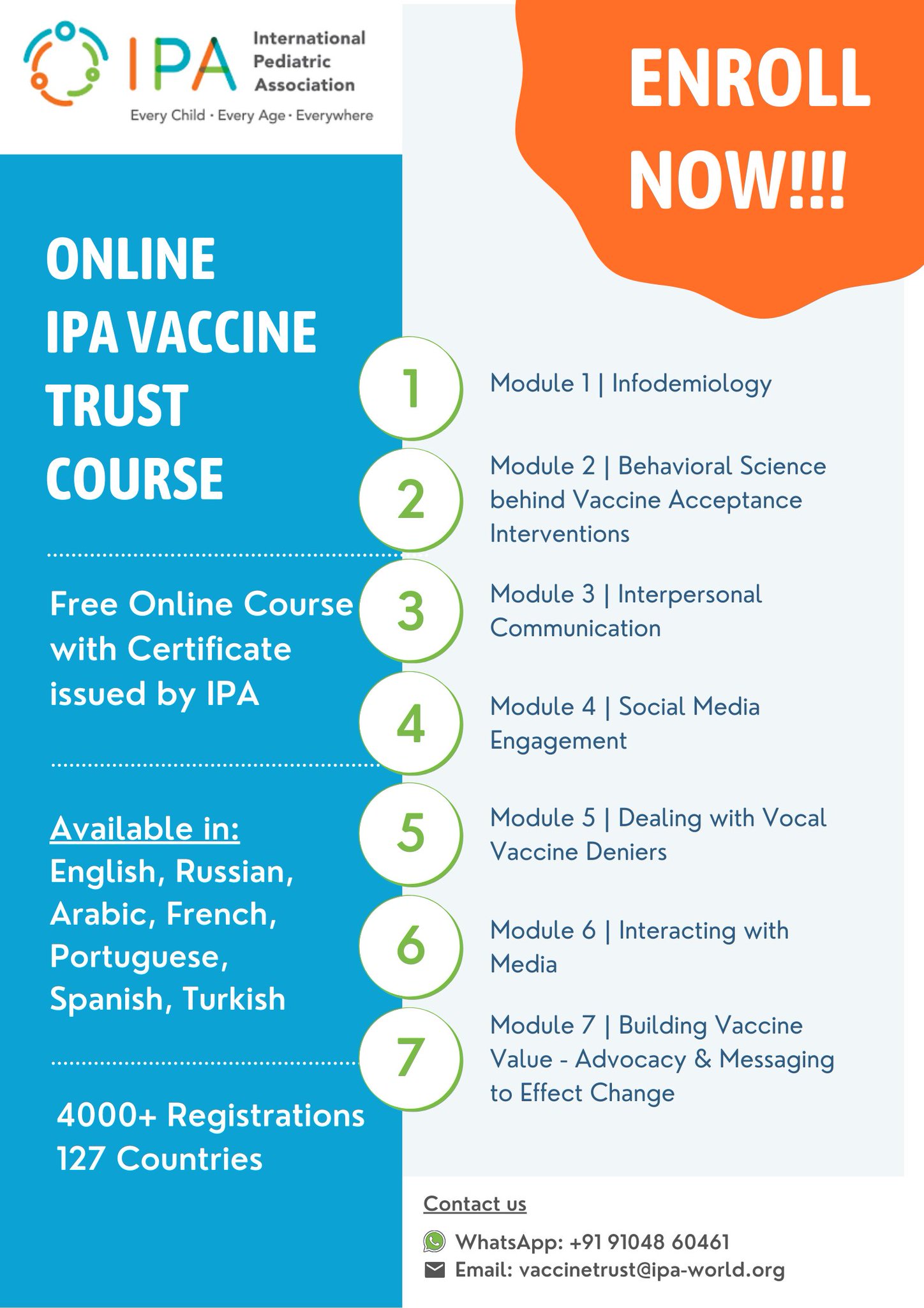 IPA Vaccine Trust Project on Twitter: "Out of 4000+ registrations from ...