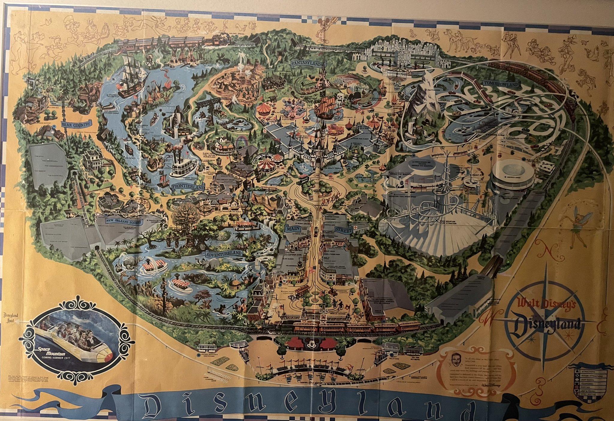 Adventureland Disneyland Map