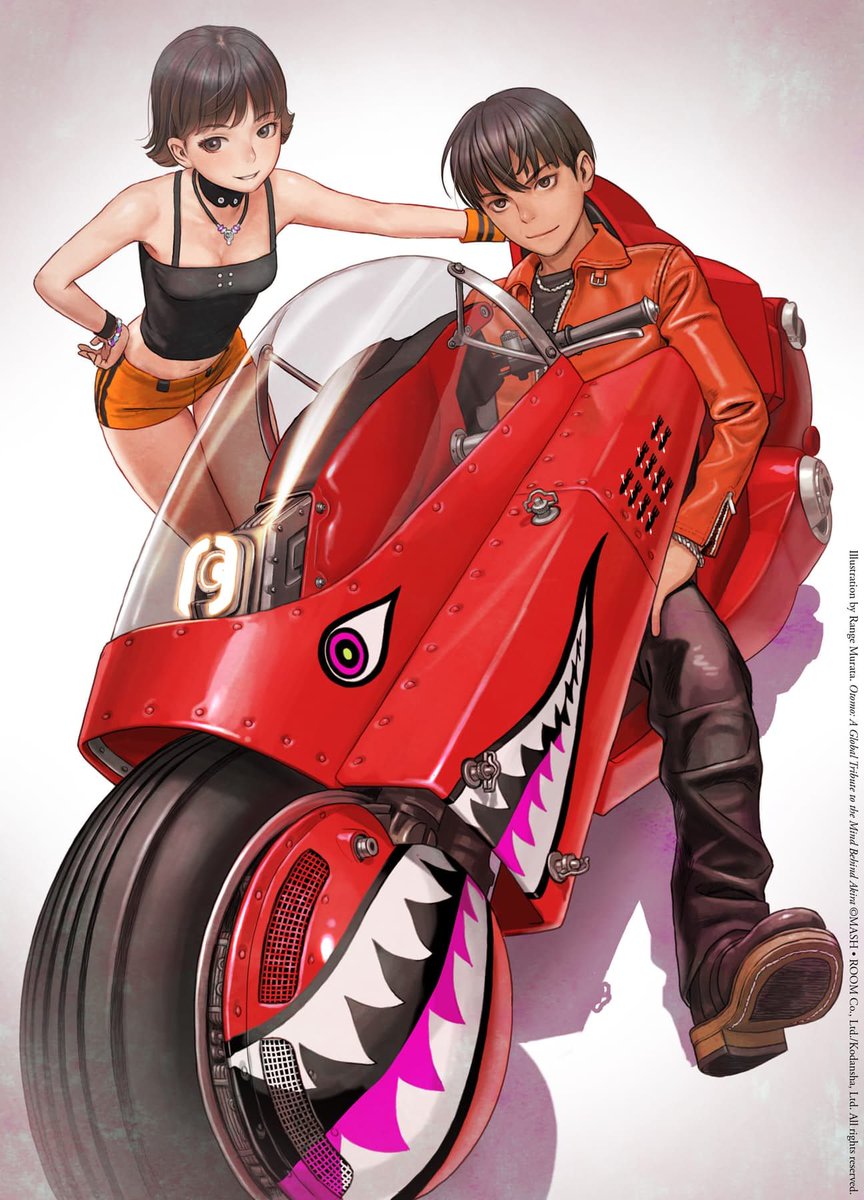 Otaku's Art on Twitter: "Kaneda and Kei from "AKIRA" drawn by Range ...