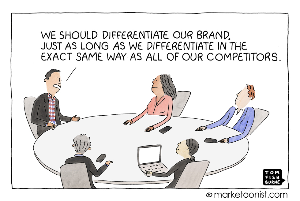 Collaboration Funny Cartoon