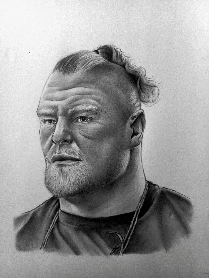 How To Draw Brock Lesnar