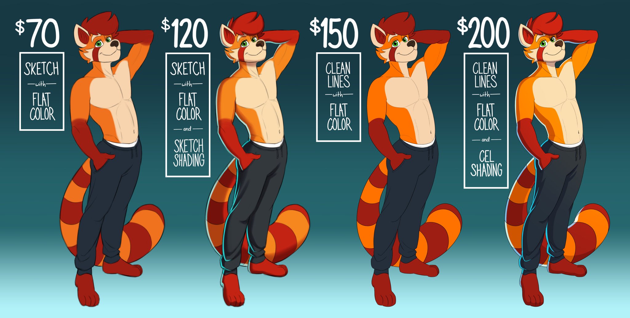Seb AD on Twitter: " COMMISSIONS ARE OPEN! - These are the prices for full-body pieces, but feel ...