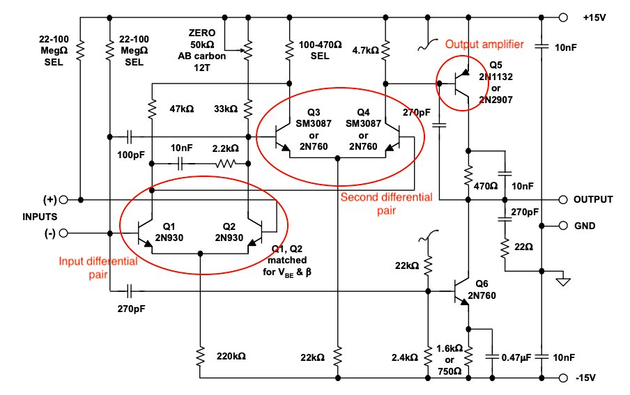 Ken Shirriff on Twitter: "I couldn't find the schematic for this op amp module, but here's a ...