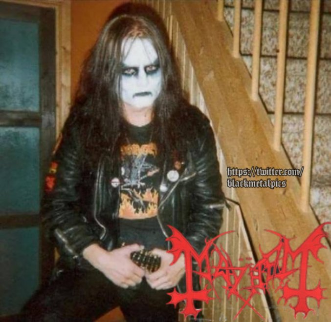 Norwegian Black Metal Makeup