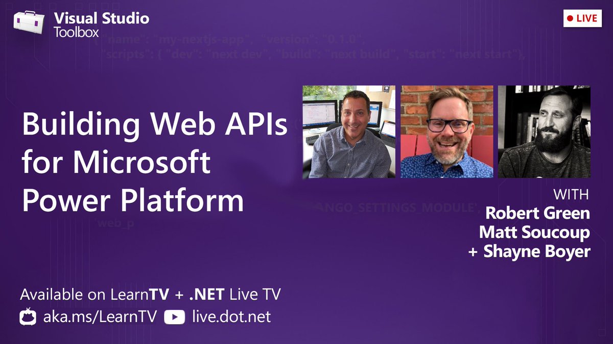 Microsoft Visual Studio on Twitter: "Learn how to build Web APIs that citizen or low-code ...