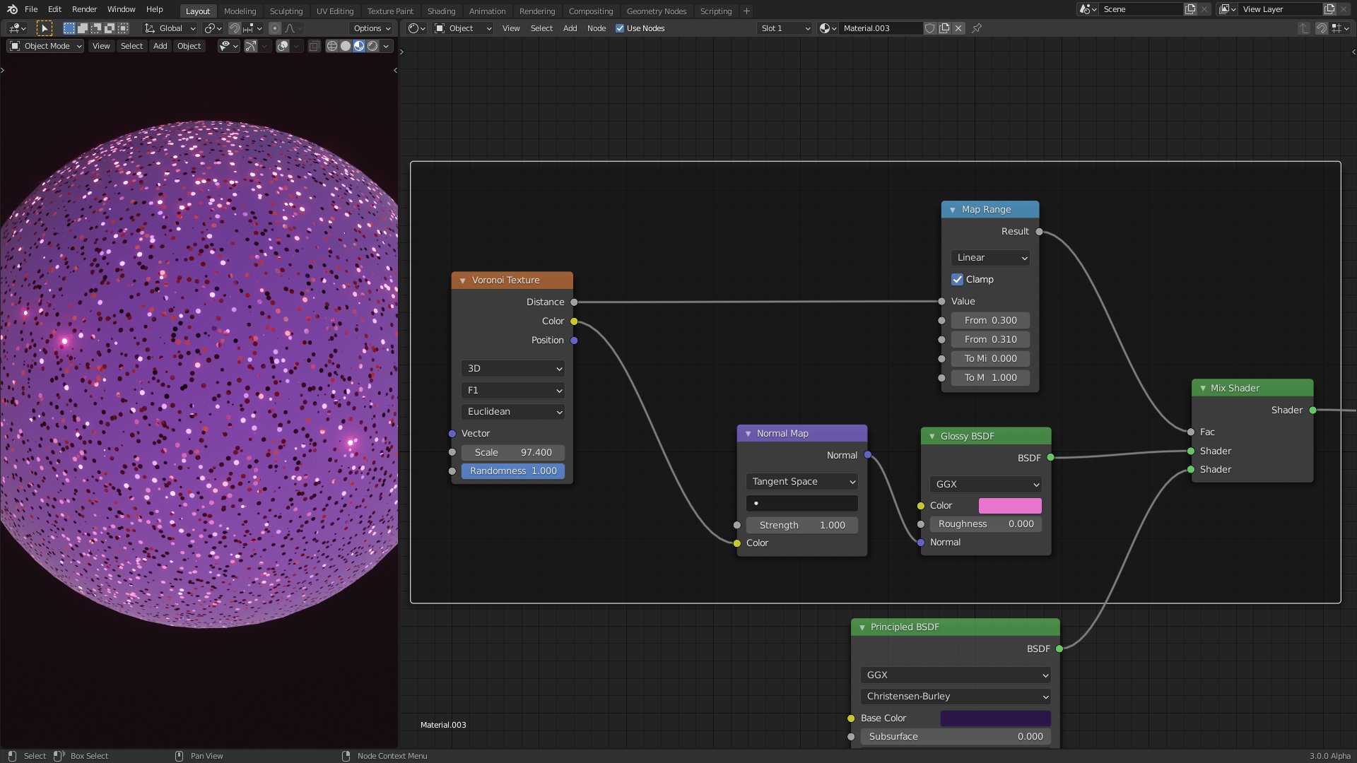 Glitter Animated Objects