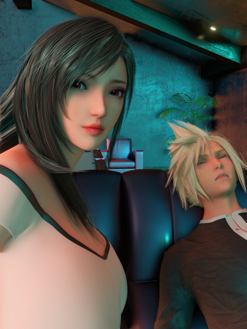 Amusteven on Twitter: "Happy Birthday to you, Cloud🥳🥳 #FF7R #Tifa #cloud…