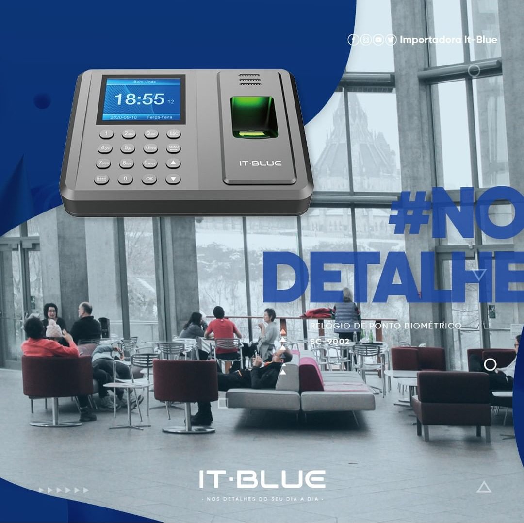 Importadora IT-BLUE on Twitter: "Relógio de Ponto Biométrico SC9002 Combina qualidade e ...
