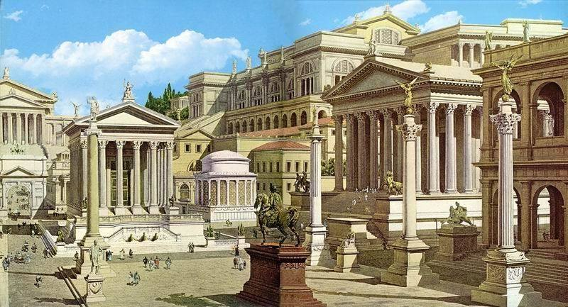 Ancient Roman Forum Reconstruction
