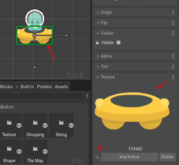 Phaser Editor 2D on Twitter: "(3/n) When you create a prefab instance in a scene, the Outline ...