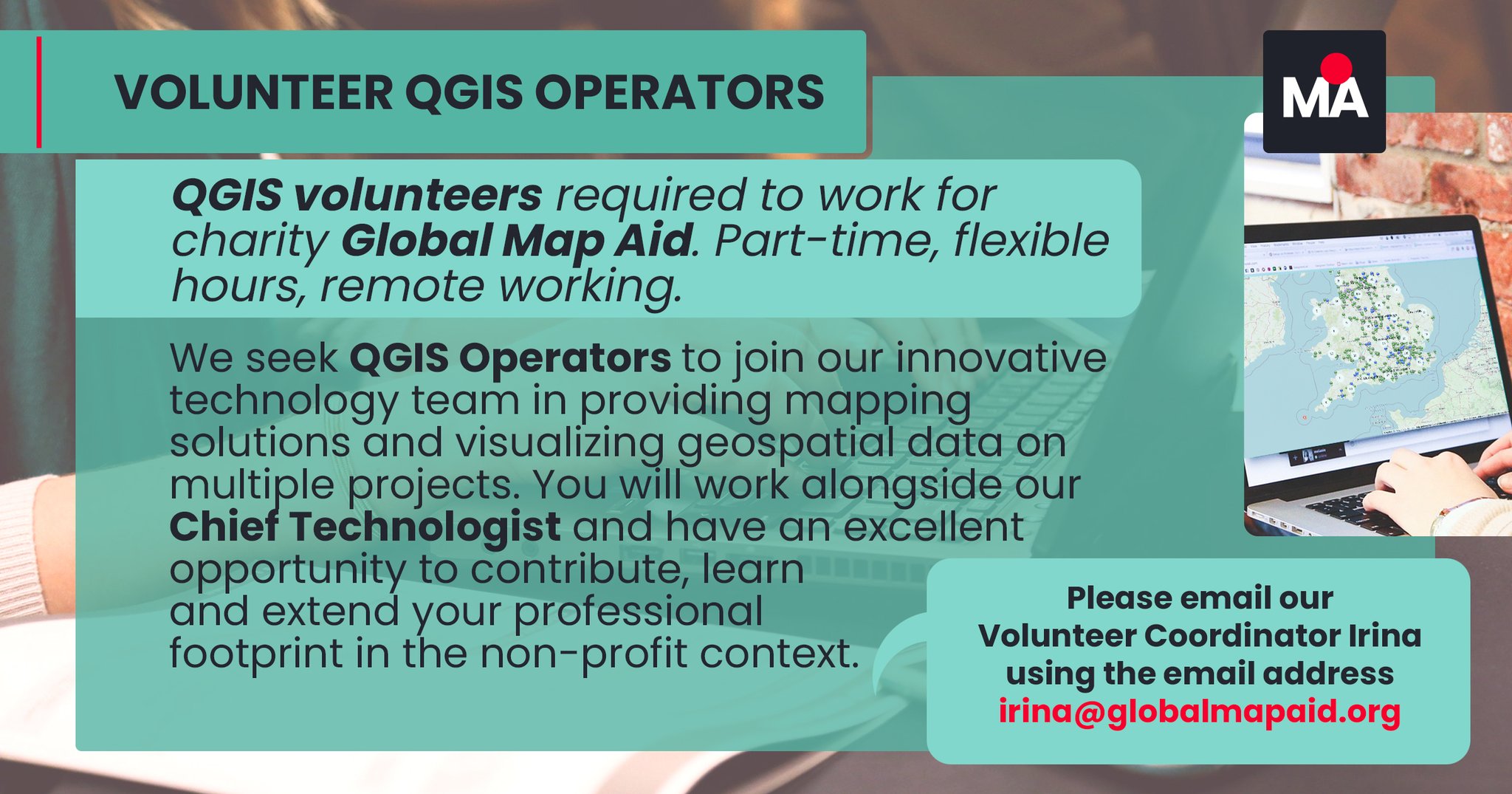 Global MapAid on Twitter: "We seek QGIS Operators to join our innovative technology team in ...