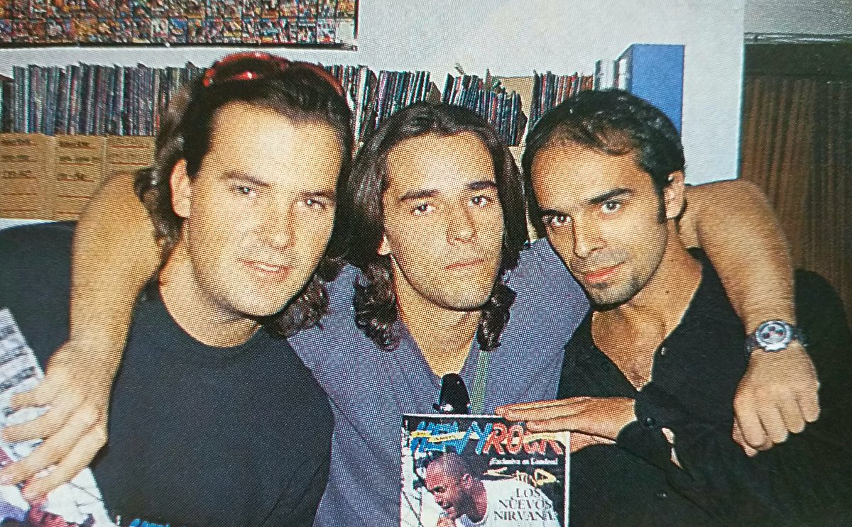 Narci Lara, Raúl Rueda y Jose A. Gil durante la promoción del primer ...