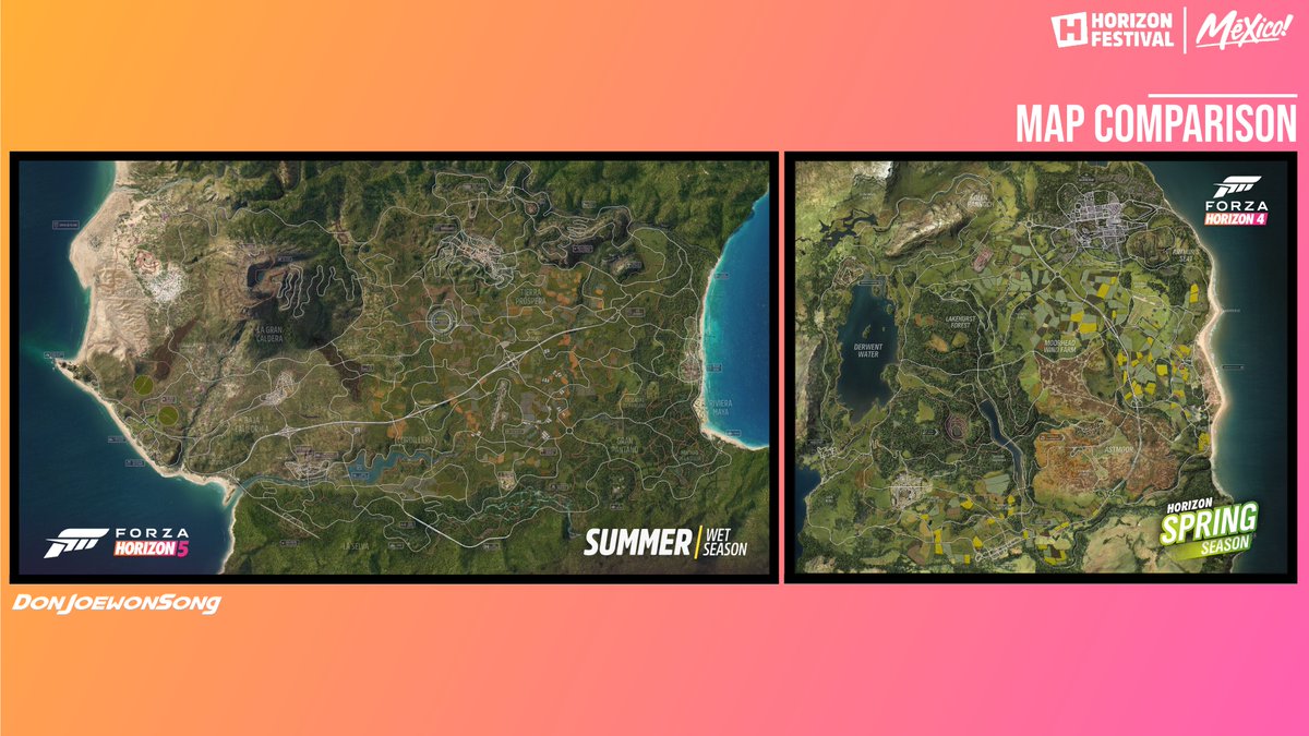 Forza Horizon Map