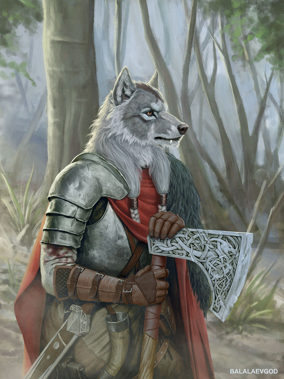 Werewolf Warrior Art