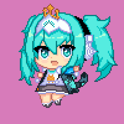 Minecraft Pixel Art Hatsune Miku