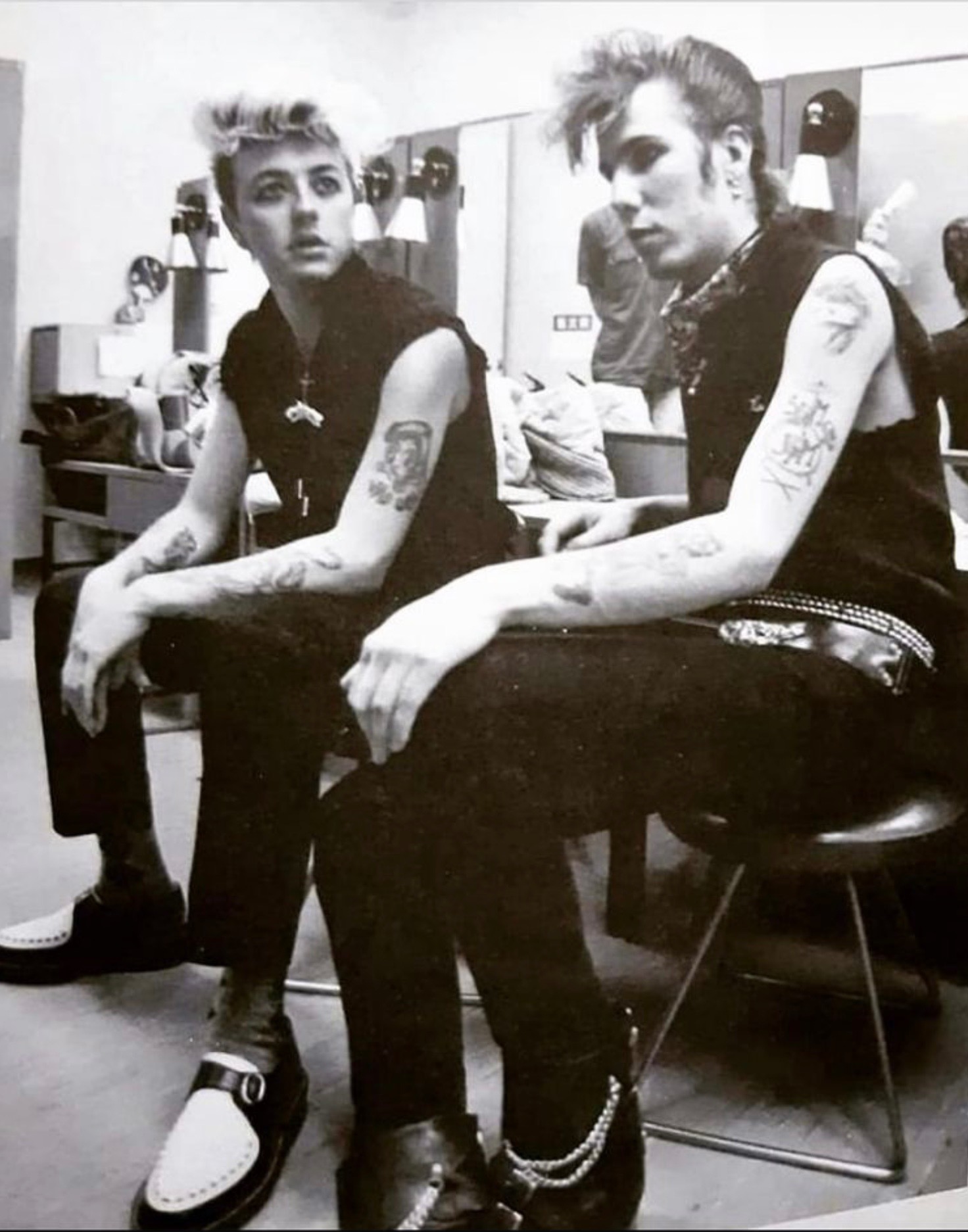 Tatouages De Brian Setzer Slim Jim Phantom, Brian Setzer And Lee