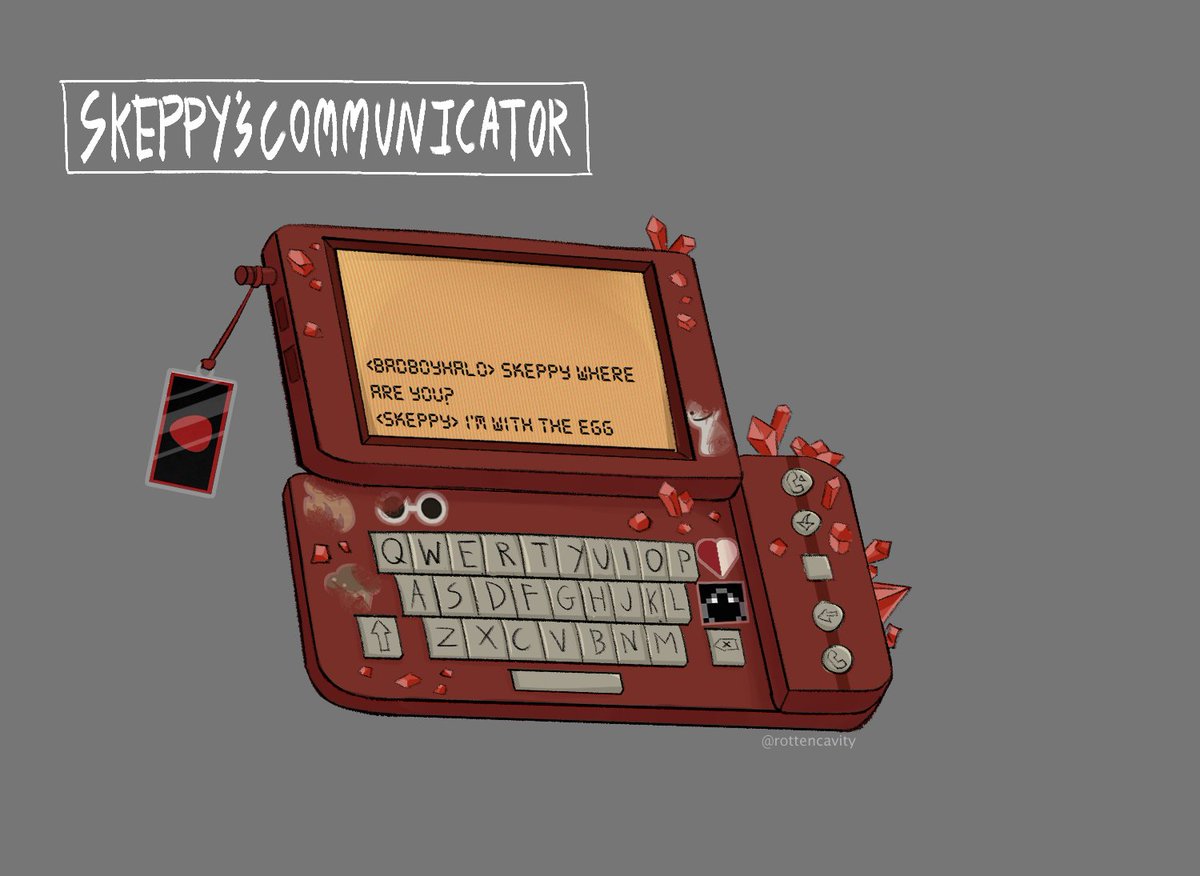 c!Skeppy's communicator. The egg turns blue to red after all #skeppy # ...