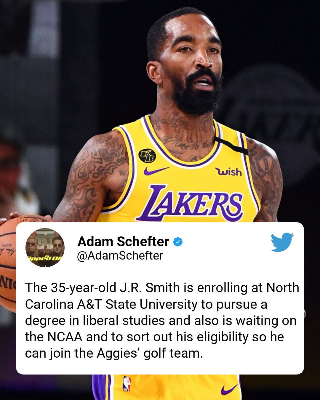 Jr Smith Twitter Fine
