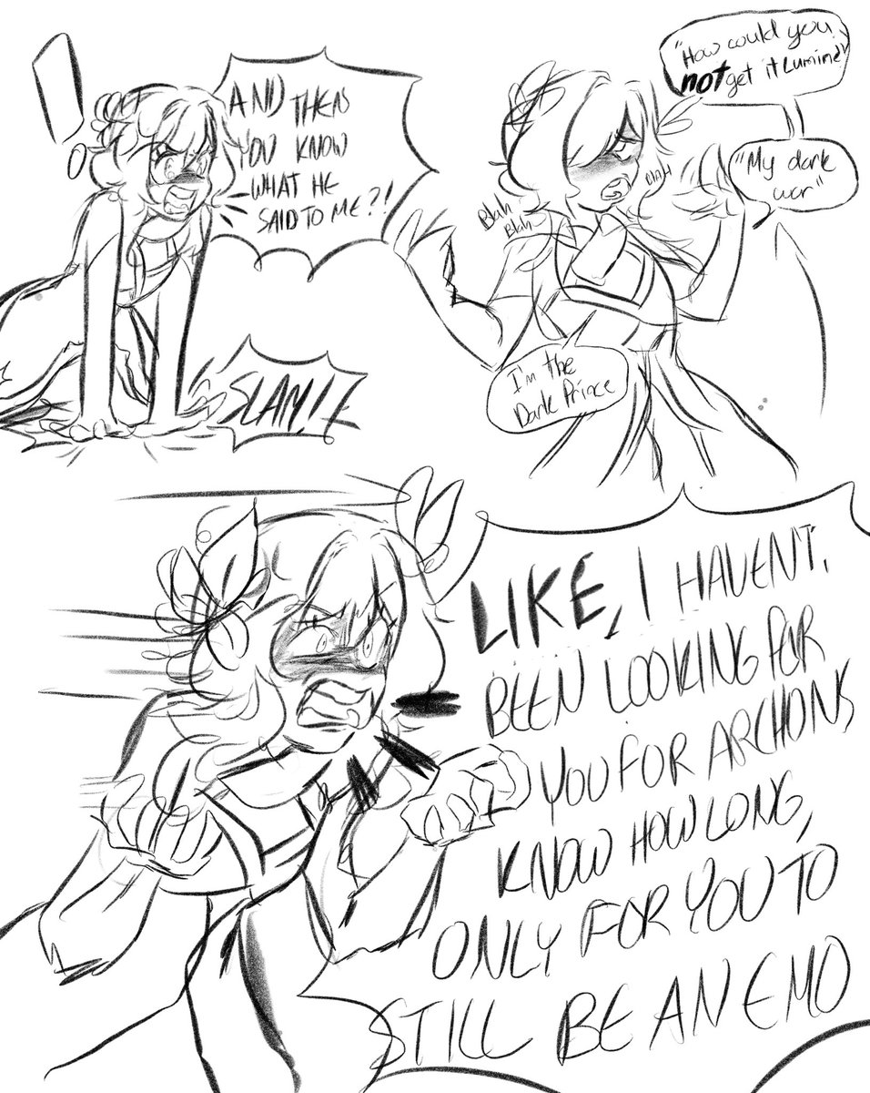 「Here me out: goth and emo aether and brony lumine 」qwirt‼️の漫画