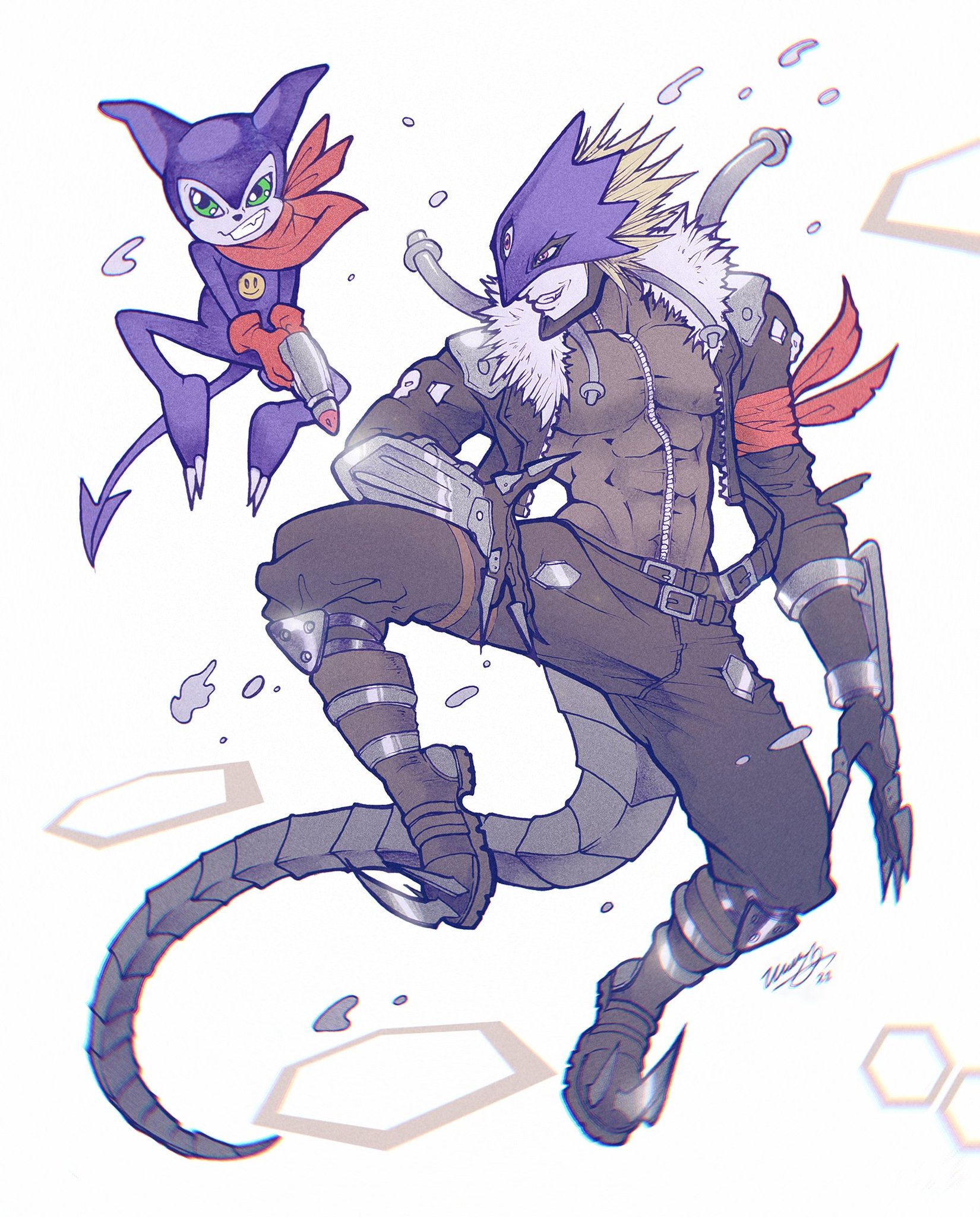 Beelzemon And Renamon